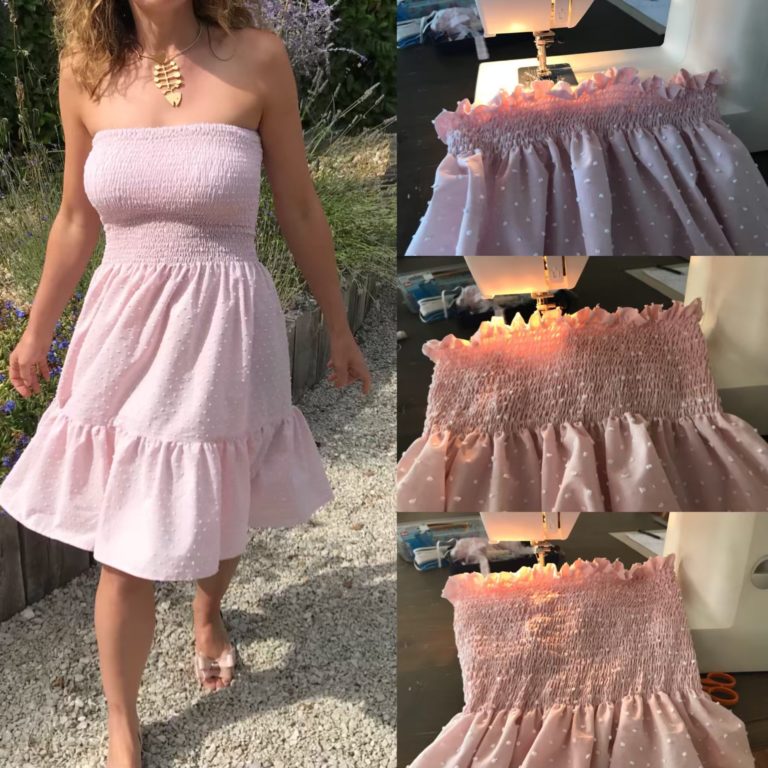 Tutorial: off-the-shoulder ruffle dress - Six Mignons