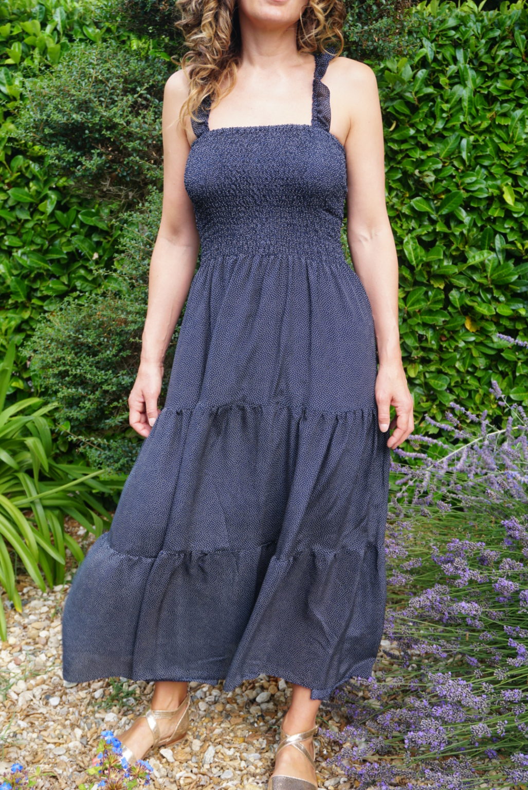 My first silk shirred dress - Six Mignons
