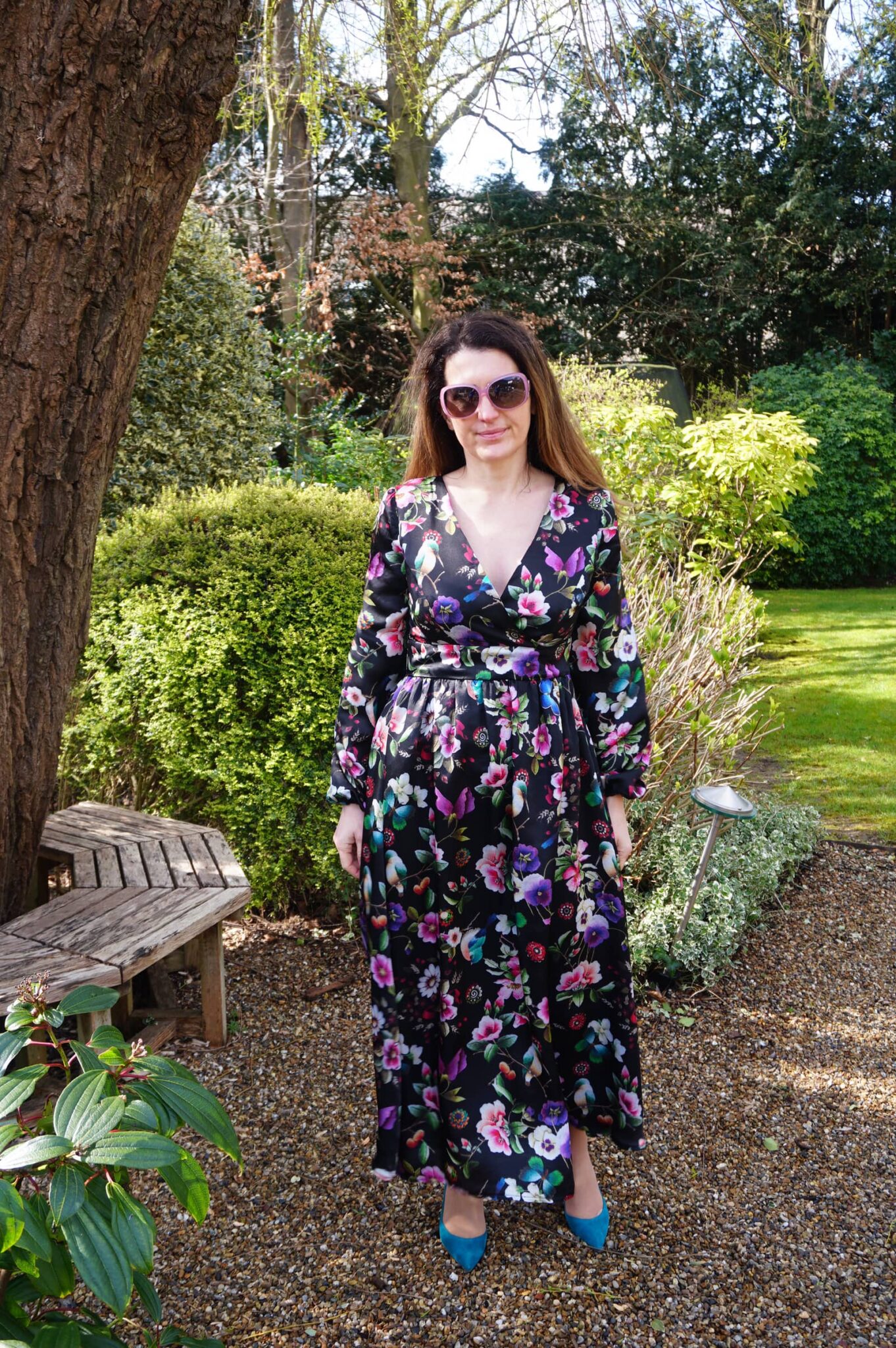Sewing the Magnolia dress: more silk and more flowers in my wardrobe ...