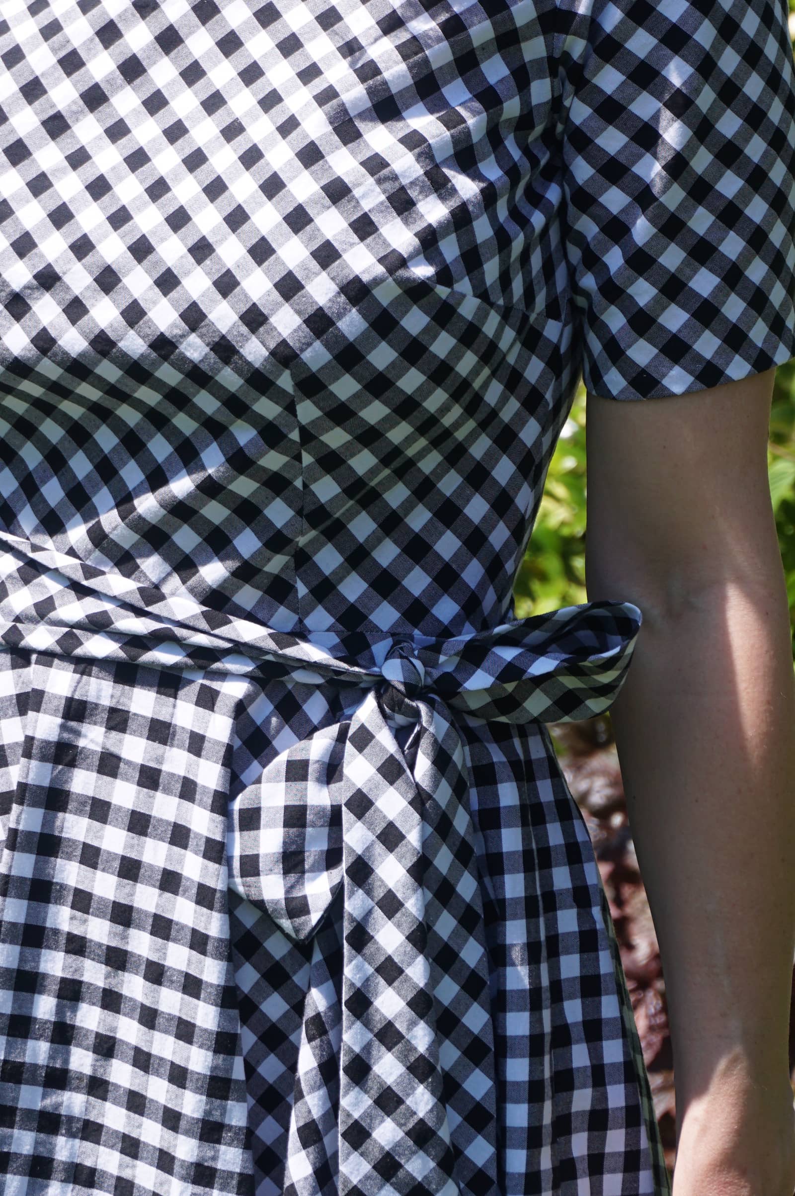 My little gingham dress