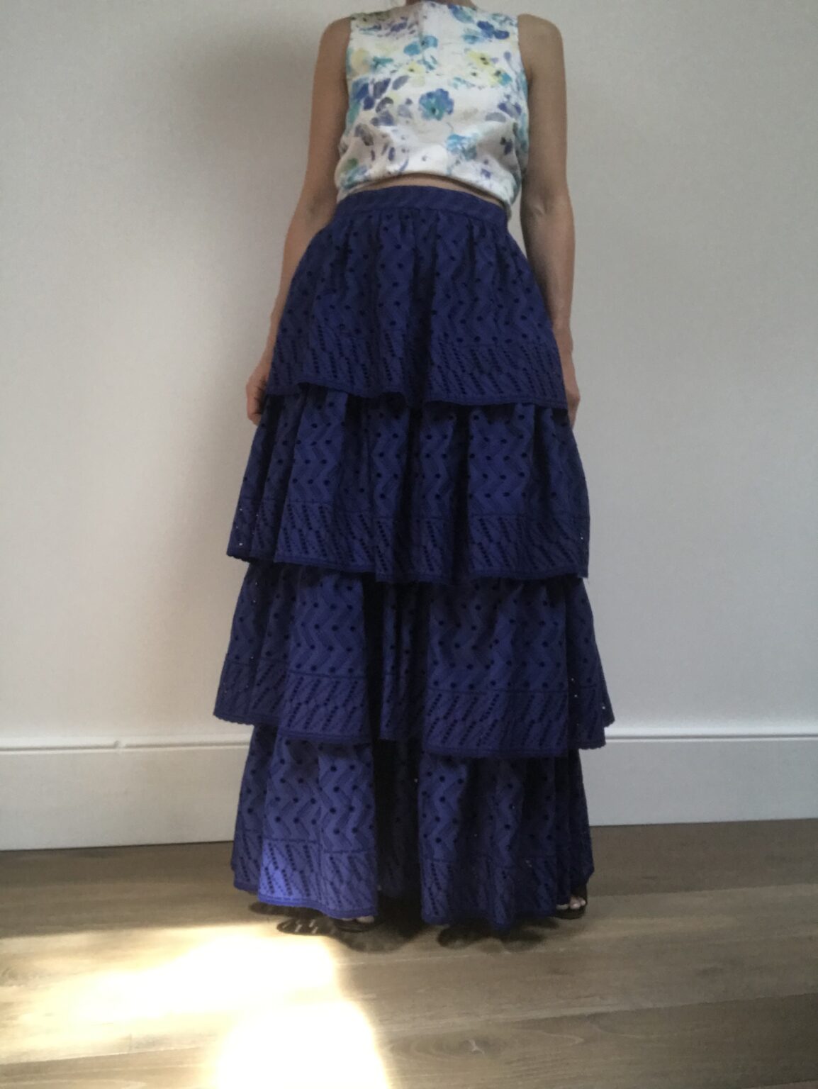 Tutorial: sewing a Zimmermann-like tiered ruffle skirt - Six Mignons