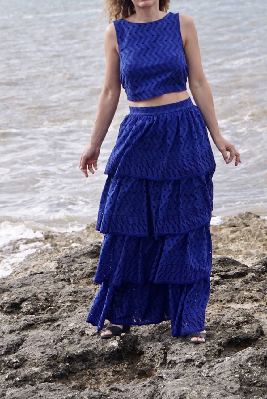 Tutorial: sewing a Zimmermann-like tiered ruffle skirt - Six Mignons